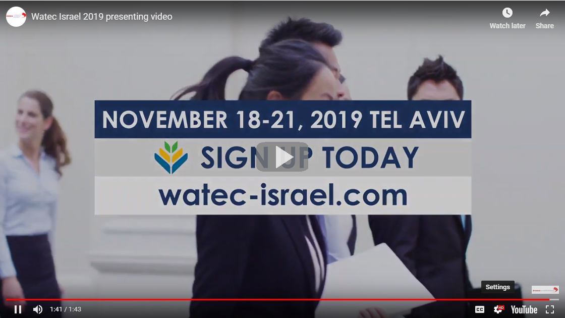 Watec Israel 2019 – Ask the Right People! - WATEC Israel 2024 ...